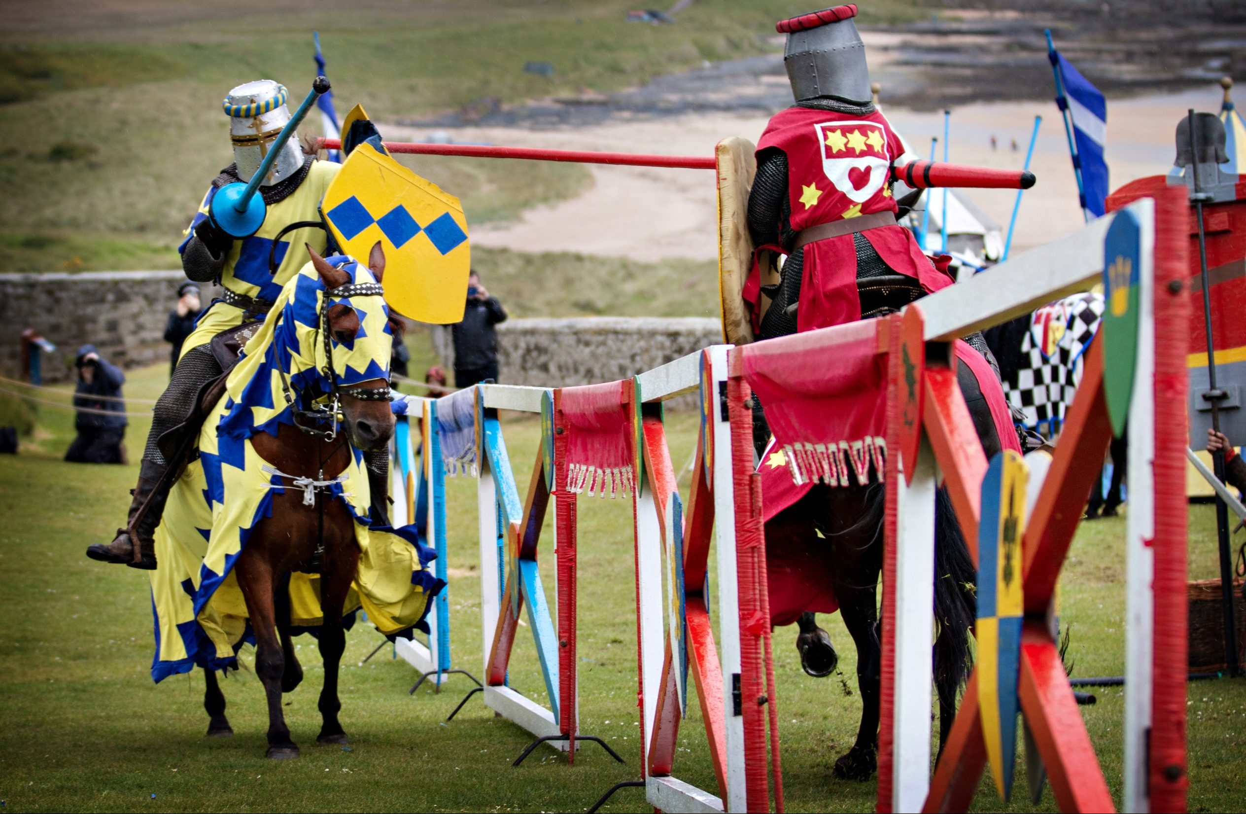 Live Jousting at Bamburgh Castle | Crabtree & Crabtree